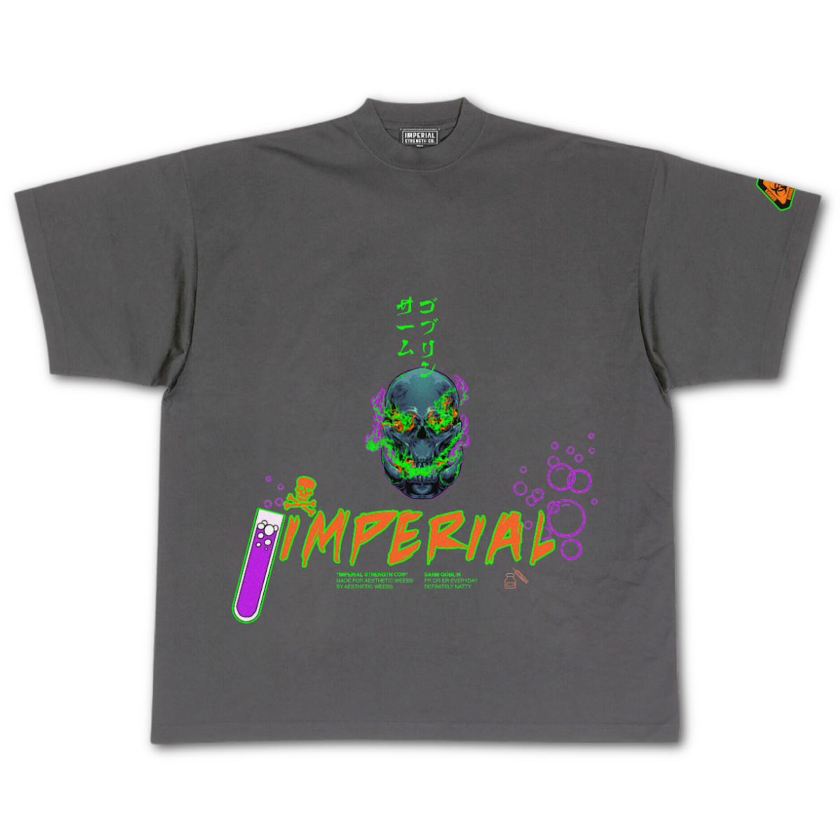 Sarm Goblin Oversized Tee - Anime Gym Shirt for Lifters – Imperial ...