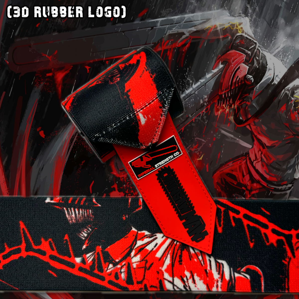 Chainsaw Wrist Wraps - Anime Gym Gear for Powerlifters – Imperial ...