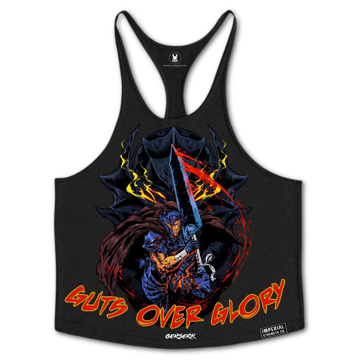 'Guts Over Glory' • Premium Stringer – Imperial Strength Co.
